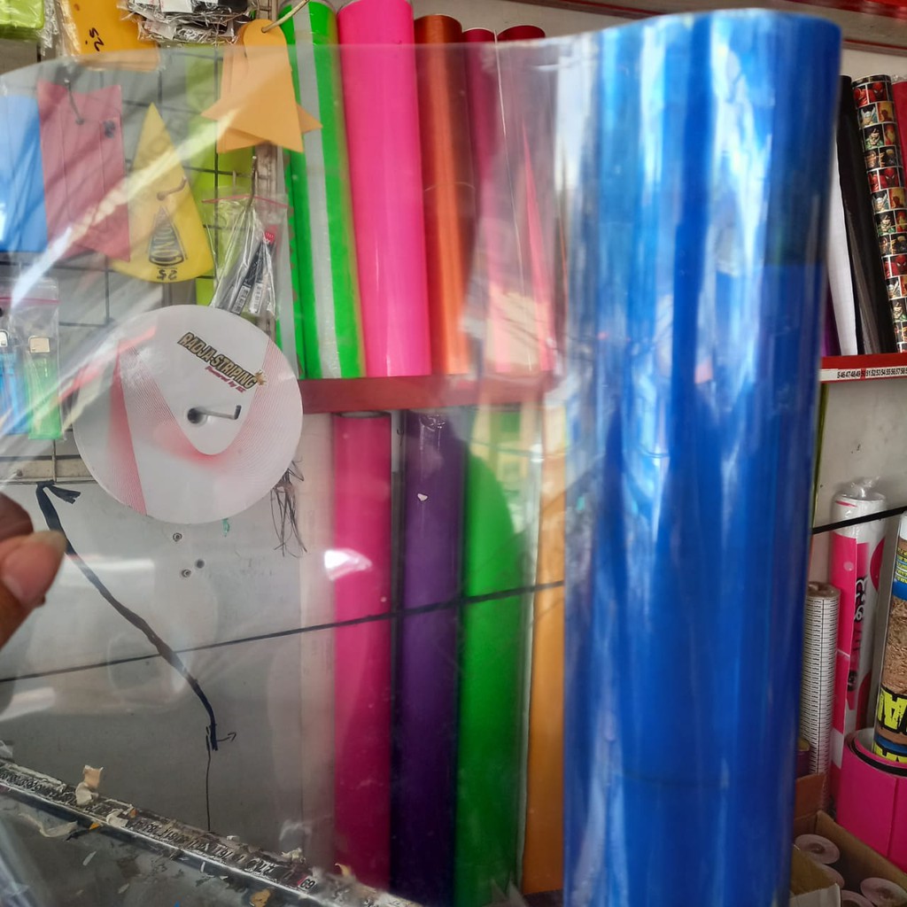 Jual Bahan Sticker skotlet transparan glosy | Shopee Indonesia