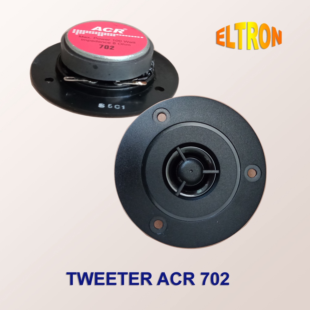 Jual Tweeter ACR 702 Super Polymide Dome Tweeter 100W 8 Ohm | Shopee ...