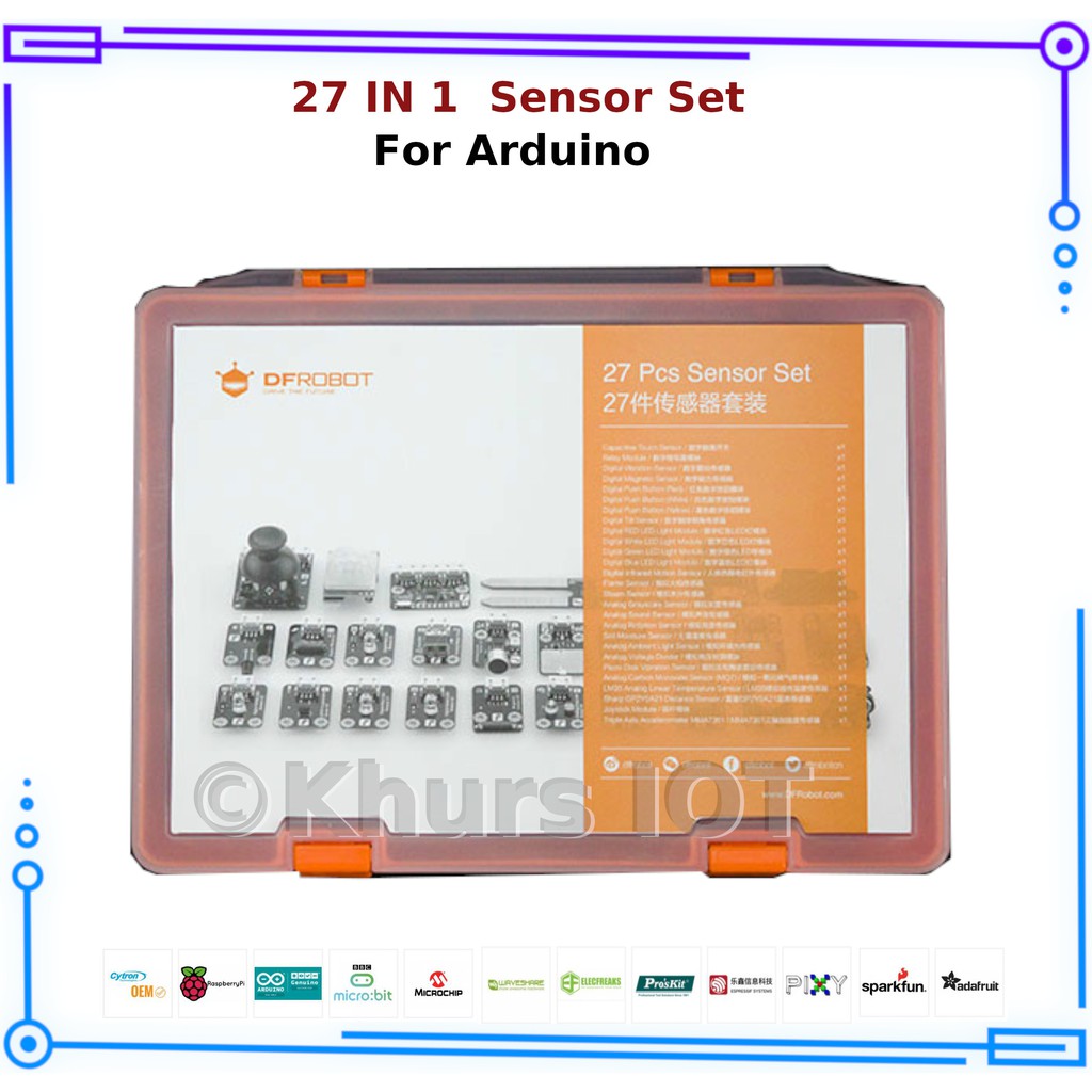 Jual DFRobot 27 Pcs Sensor Set for Arduino | Shopee Indonesia