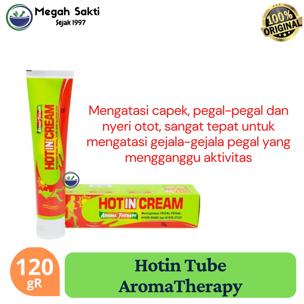 Jual Megah Sakti - Hotin Cream Tube 120Gr - Hot In Krim Pegal Nyeri ...