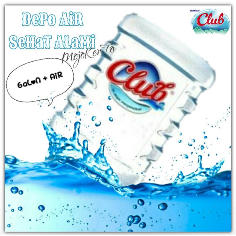 Jual Air Minum Club (GALON + AIR) | Shopee Indonesia