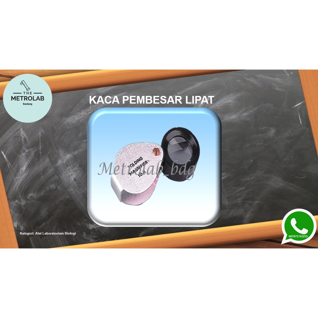 Jual Kaca Pembesar | Lup | Perbesaran 10x | Tipe Lipat | Shopee Indonesia
