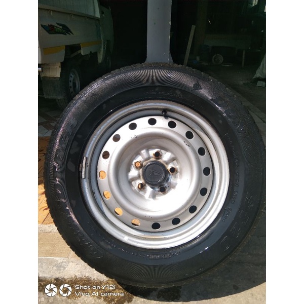 Jual velg kaleng ex terios ring 16 pcd 5x114 lebar 6 inchi plus ban ...