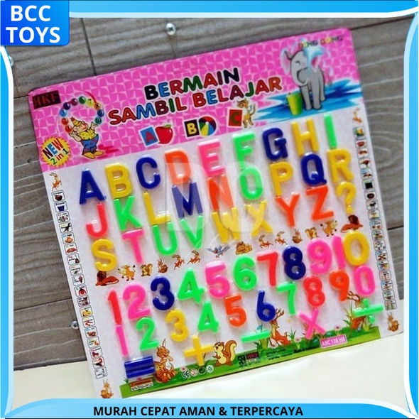Jual Mainan Anak Edukasi Belajar Huruf Dan Angka - Alphabets Numbers ...
