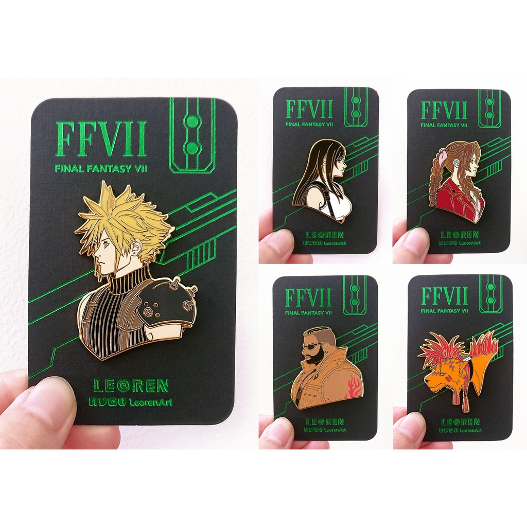 Jual Final Fantasy VII Remake / FF7R - Hard Enamel Pin | Shopee Indonesia