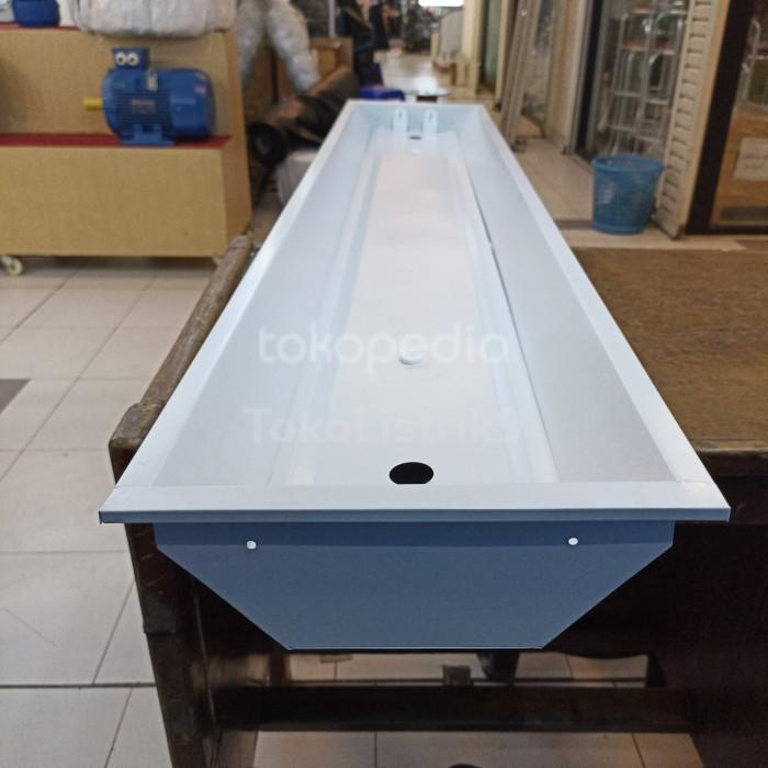 Jual Kap Lampu TKI 2x36 watt / Kap Lampu TL TKI 2x36 | Shopee Indonesia