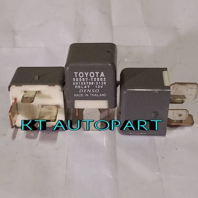 Jual RELAY DENSO KAKI 4 ABU ABU 90987-T2002 AVANZA INNOVA FORTUNER ...