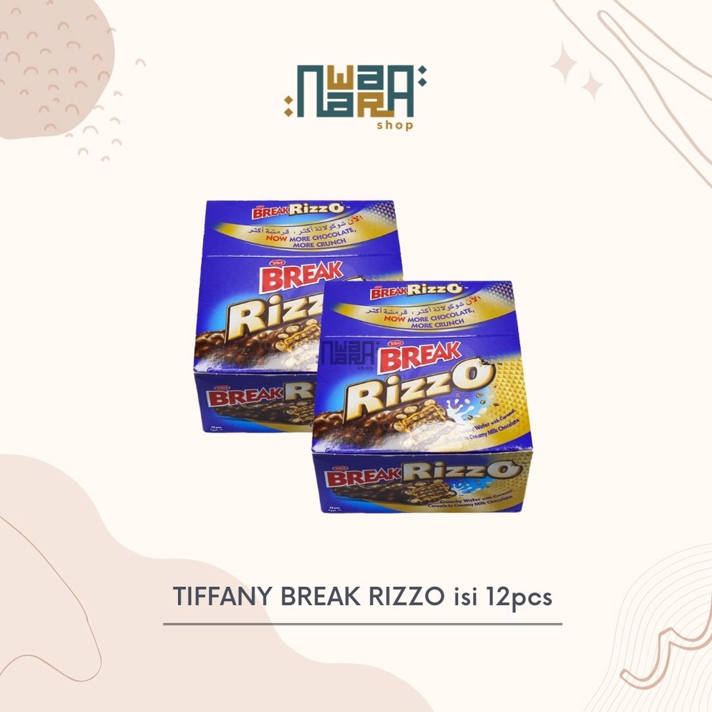Jual WAFER CHOCOLATE TIFFANY BREAK RIZZO | COKLAT SAUDI | SNACK SAUDI ...