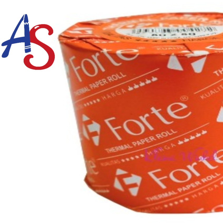 Jual Kertas Kasir/Parkir Roll, Kertas Thermal Roll 80x80 - Forte ...