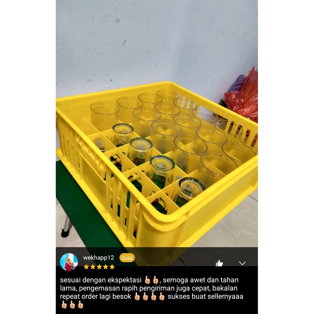 Jual Krat Gelas Isi 25 Pcs Untuk Resto, Katering dan Penyewaan Alat ...