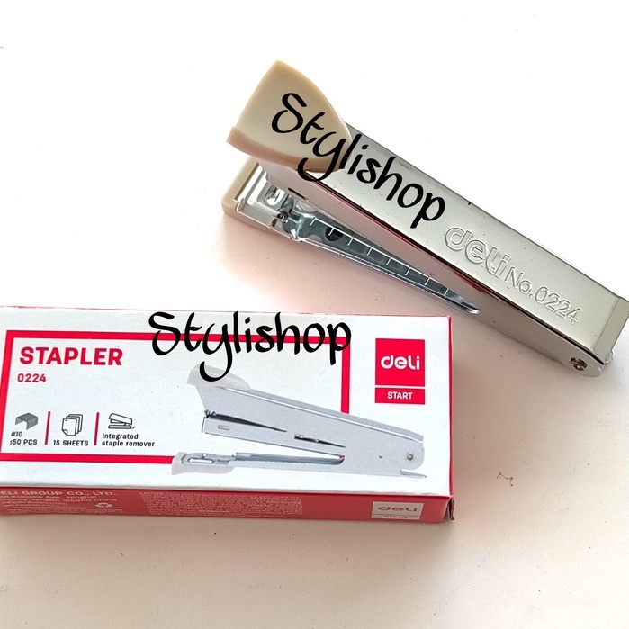 Jual Deli Stapler E0224 No. 10, Alat Staples Besi Kecil | Shopee Indonesia