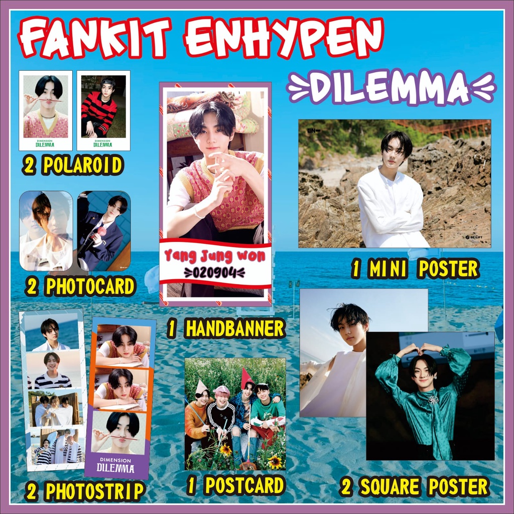 Jual (bisa COD) FANKIT ENHYPEN JUNGWON PAHE JUNGWOON ENHYPEN PAKET ... Jual (bisa COD) FANKIT ENHYPEN JUNGWON PAHE JUNGWOON ENHYPEN PAKET ...