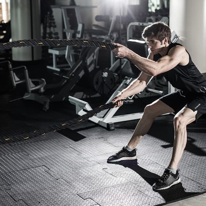 Jual Battle Rope Tali Fitness Battling Ropes Gym waves rope crossfit ...