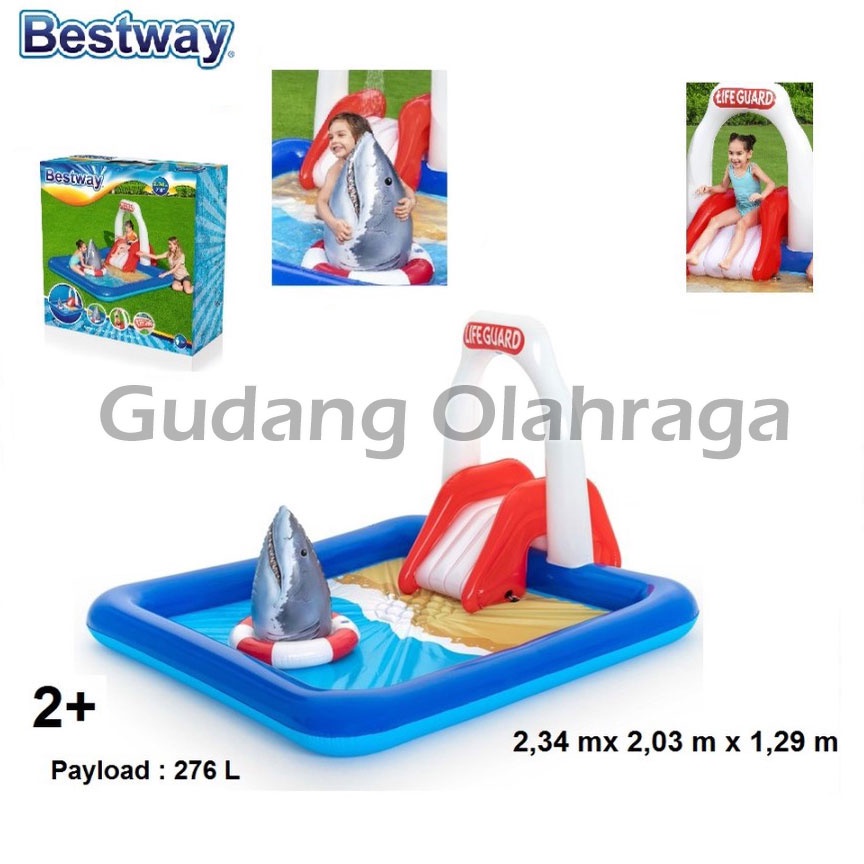 Jual Bestway 53079 Kolam Renang Anak Prosotan Jumbo Menara Penjaga ...