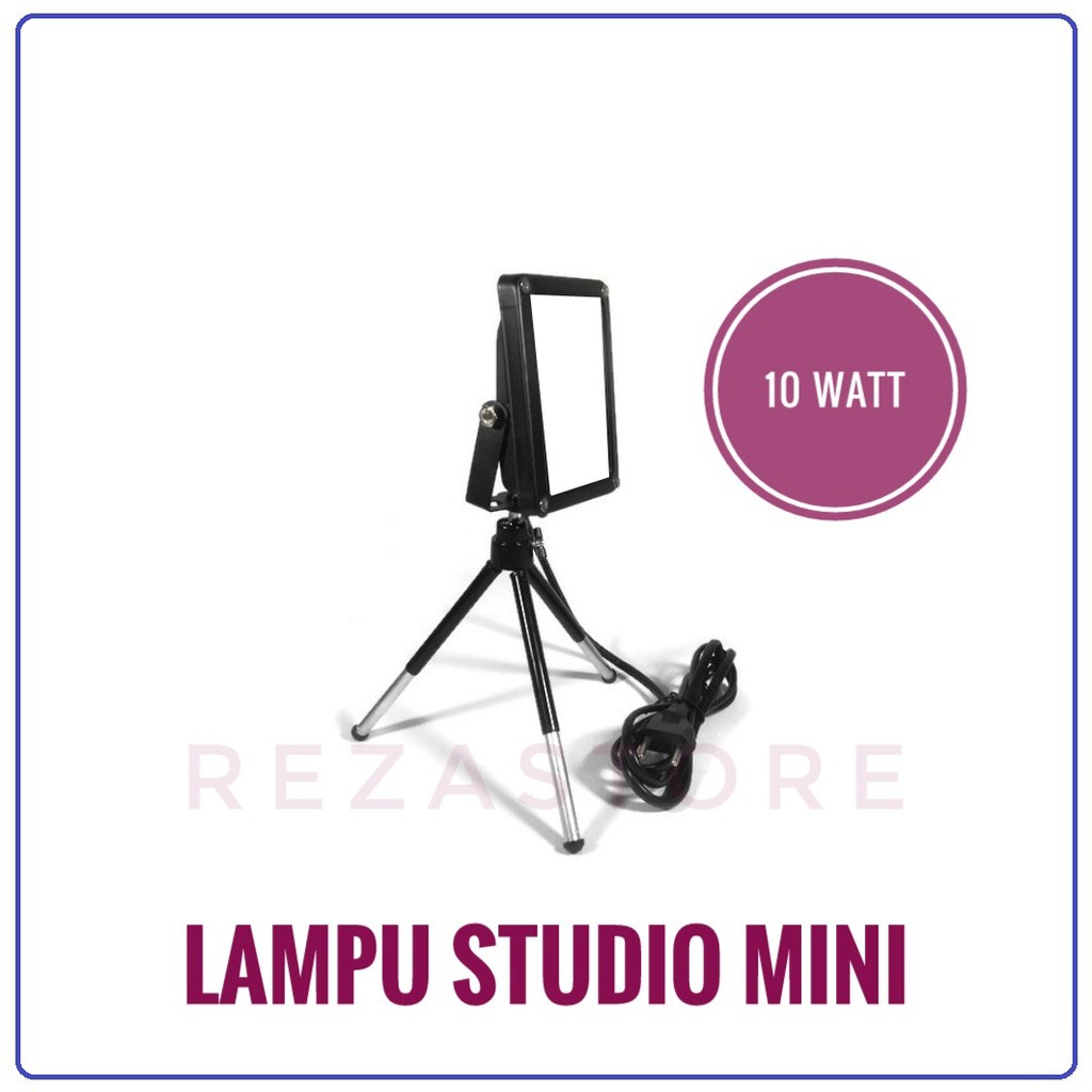 Jual Lampu Foto Studio Mini 10 Watt Murah Tripod Mini 20cm Lighting