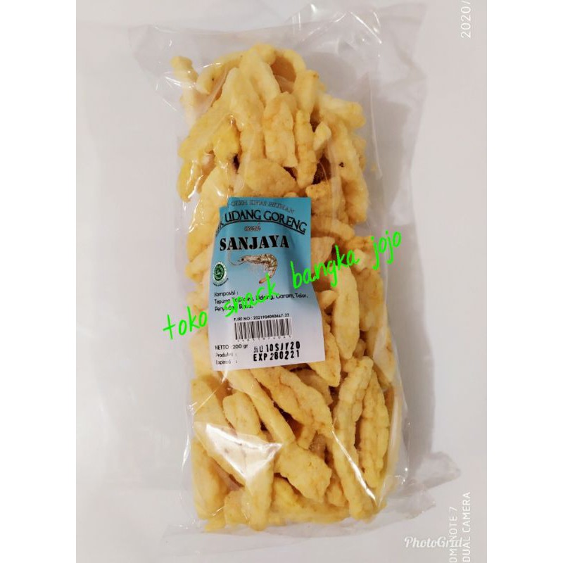 Jual Stik Udang Goreng khas bangka 180gram kerupuk bangka oleh oleh ...