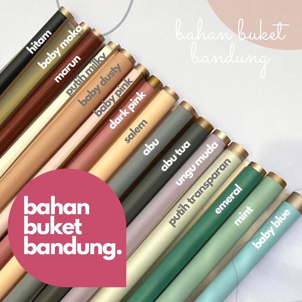 Jual KERTAS BUKET MURAH LIST GOLD / FLOWER WRAPPING PAPER / KERTAS ...