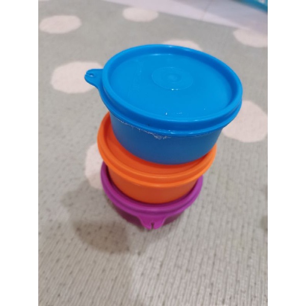Jual tupperware kecil preloved 3 pcs | Shopee Indonesia