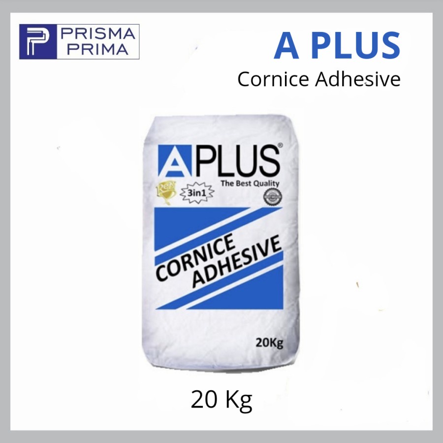 Jual Cornice Gypsum Kalsiboard APLUS Adhesive Compound 20 Kg | Shopee ...