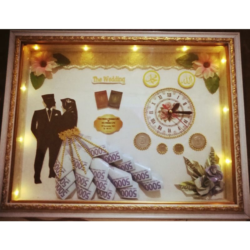 Jual Mahar Nikah Princess Lampu Jam, Bingkai 3D Indonesia|Shopee Indonesia