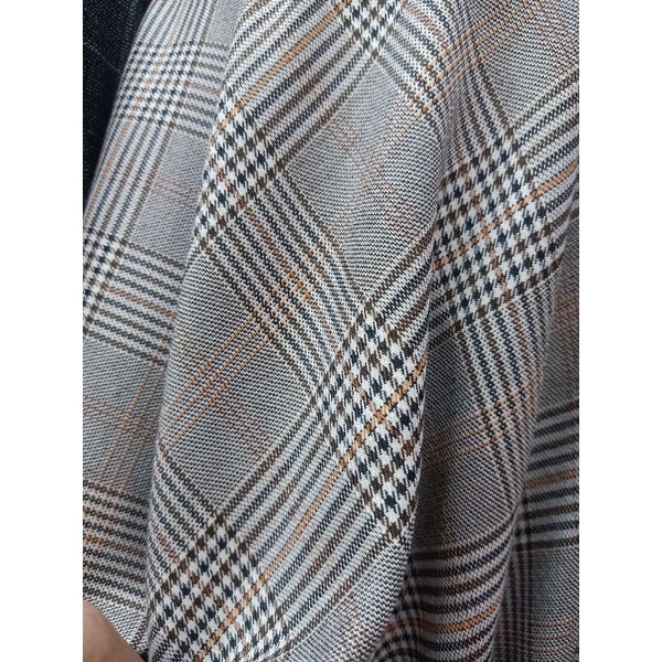 Jual KAIN SEMI WOLL MOTIF KOTAK TARTAN HARGA PER 1 METER KAIN | Shopee ...