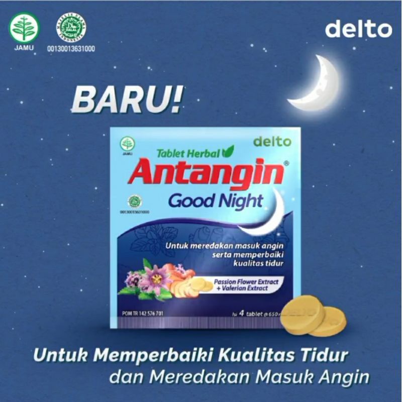 Jual Antangin Good Night isi 4 tablet / Meredakan Masuk Angin dan ...