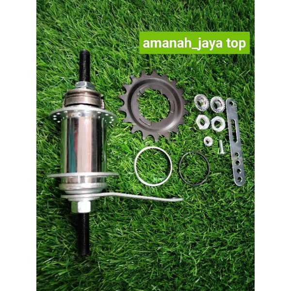 Jual Hub Rem Torpedo 36 hole chrome | Shopee Indonesia