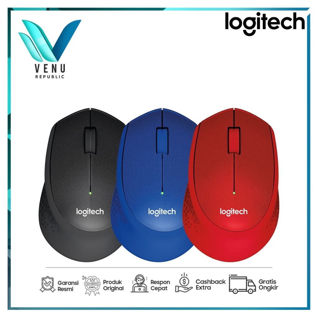 Mouse Logitech M331 Silent Wireless Original Garansi Resmi 1 Tahun ...