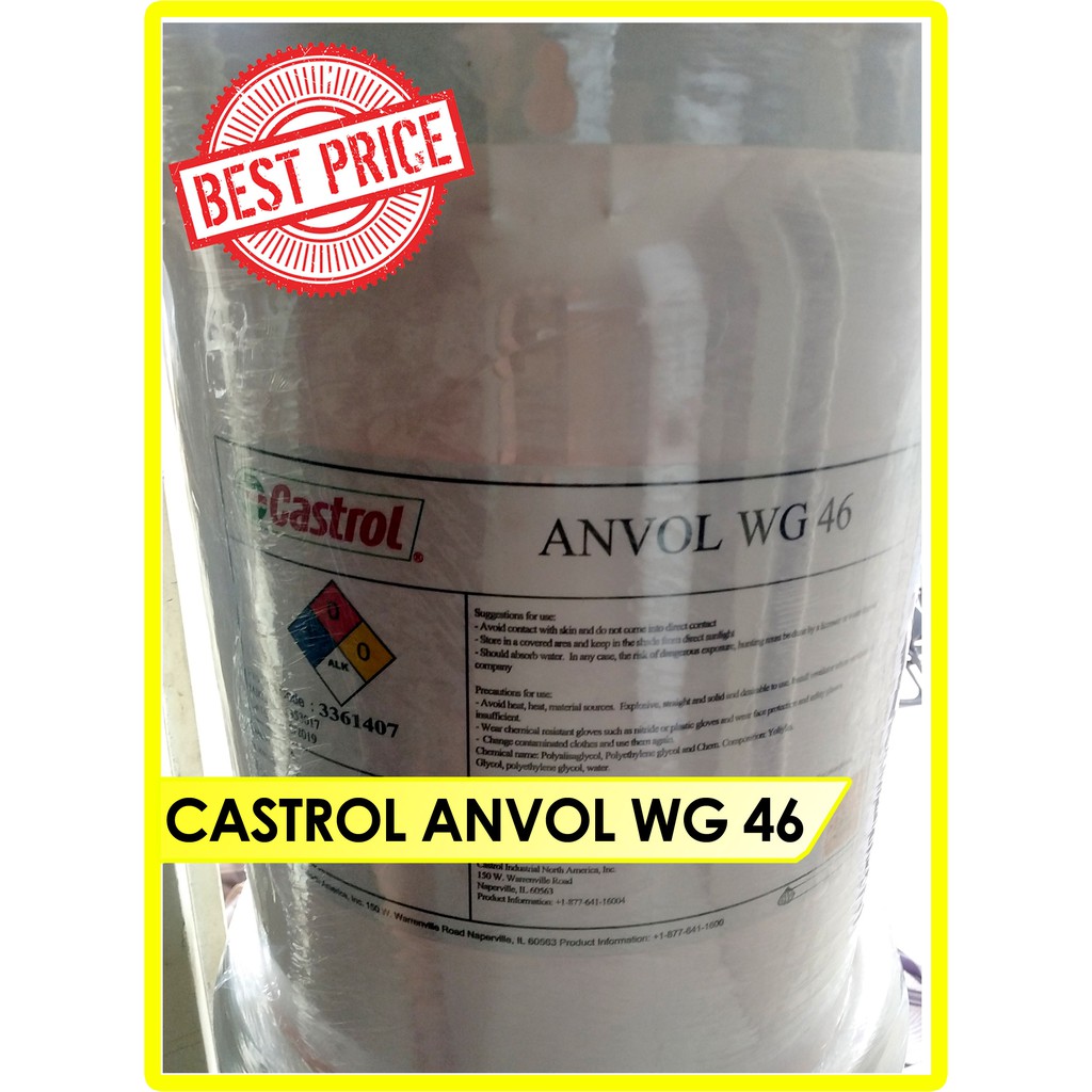 Jual CASTROL ANVOL WG 46 ( Oli Hidrolik Tahan Api ) | Shopee Indonesia
