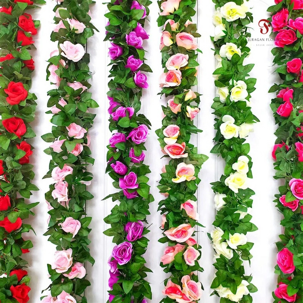 Jual DAUN BUNGA ROSE 9+21 JUNTAI bunga plastik palsu murah artificial ...