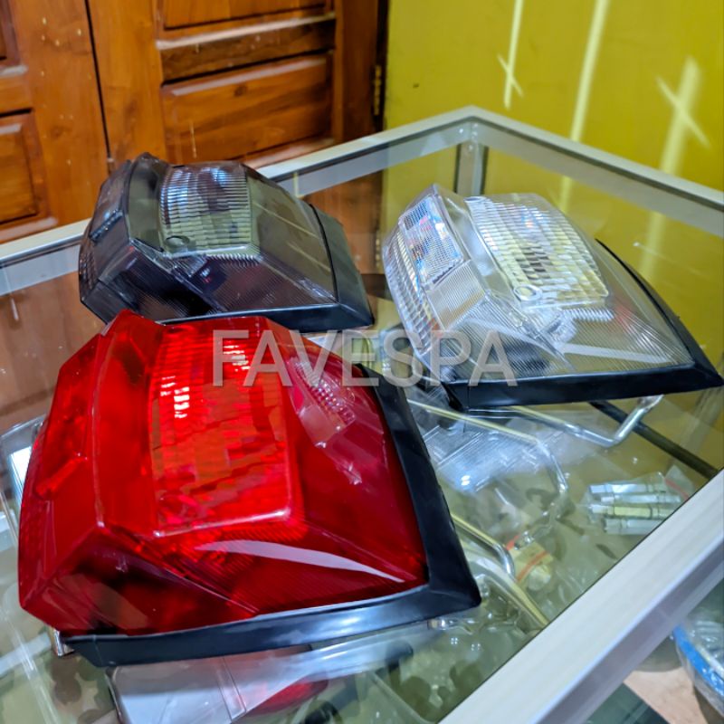 Jual STOP ASSY STOPLAM VESPA PX SMOKE KRISTAL CANDY | Shopee Indonesia