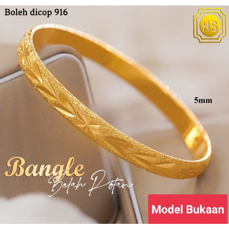 Jual GELANG BELAH ROTAN EMAS BANGKOK | Shopee Indonesia