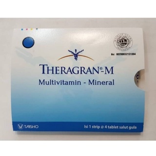 Jual Theragran Multivitamin Strip isi 4 tablet | Shopee Indonesia