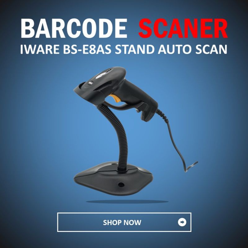 Jual Scan Barcode Auto Sense 1D Iware | Shopee Indonesia