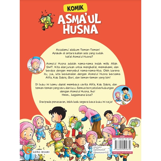 Komik Anak - Seri Komik Asmaul Husna 1 | pgmall