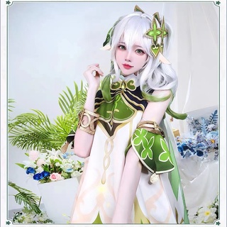 Jual Genshin Impact Nahida Cosplay Costume Genshin Lesser Lord Kusanali ...