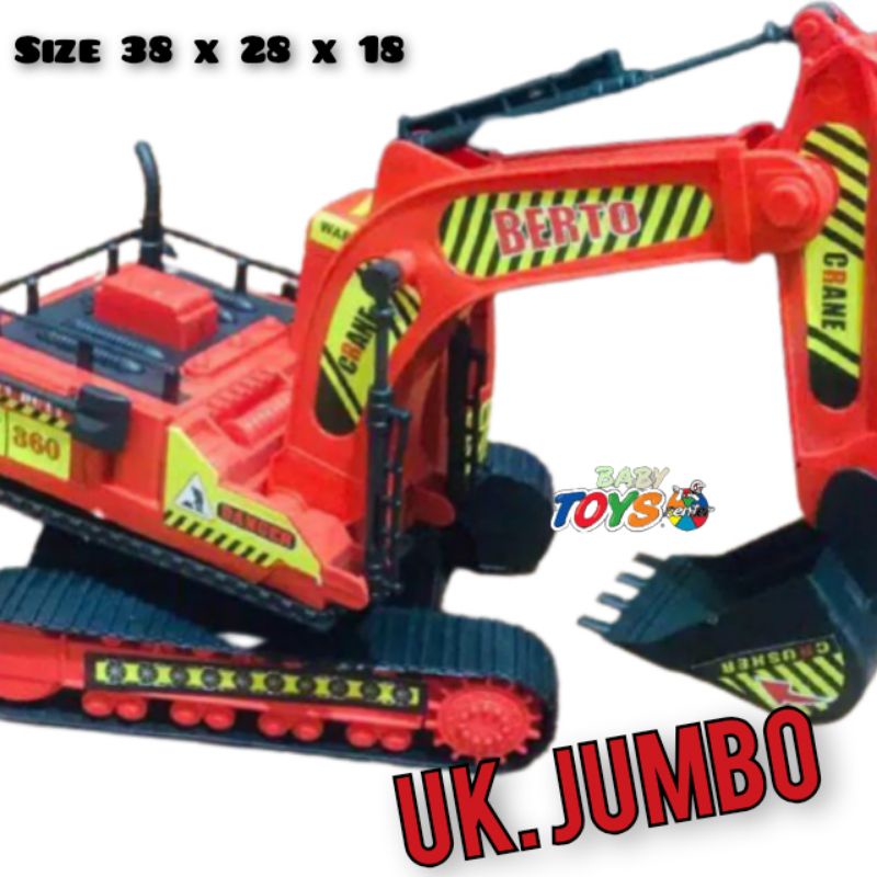 Jual Mainan Truk Beko Bego (Backhoe) Excavator Besar | Mobil Truk ...
