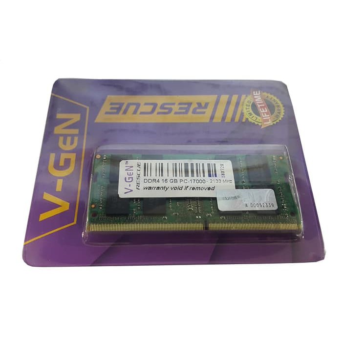 Jual RAM DDR4 SODimm V-GeN RESCUE 16GB PC19200/2400Mhz (Memory Laptop ... Jual RAM DDR4 SODimm V-GeN RESCUE 16GB PC19200/2400Mhz (Memory Laptop ...