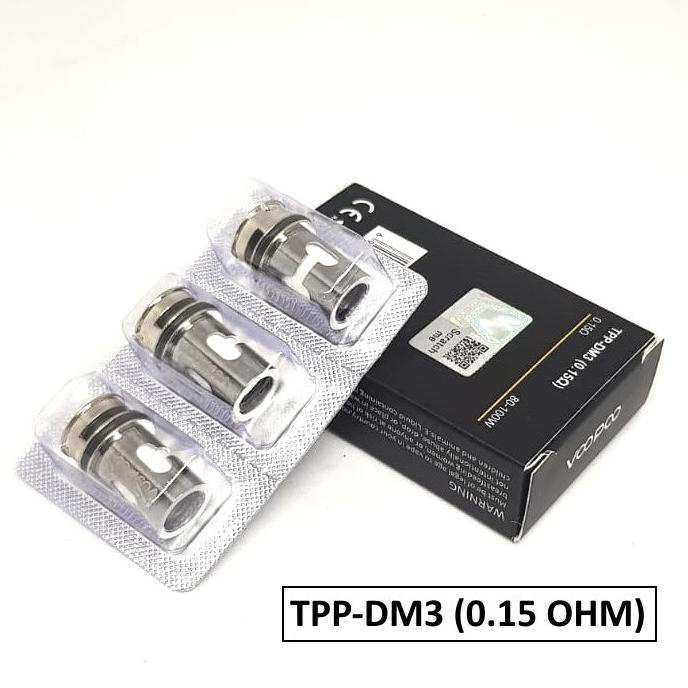 Jual Coil Voopoo TPP-DM3 0.15 ohm Drag 3 Drag X plus - 1biji Terlaris | Shopee Indonesia