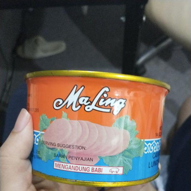 Maling ham pork babi FYF TTS KALENG BESAR luncheon meat non halal enak ...