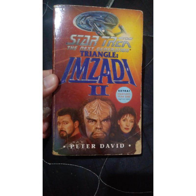Jual star trek the next generation triangle imzadi II Peter David Pocket books 1998 400 halaman ...