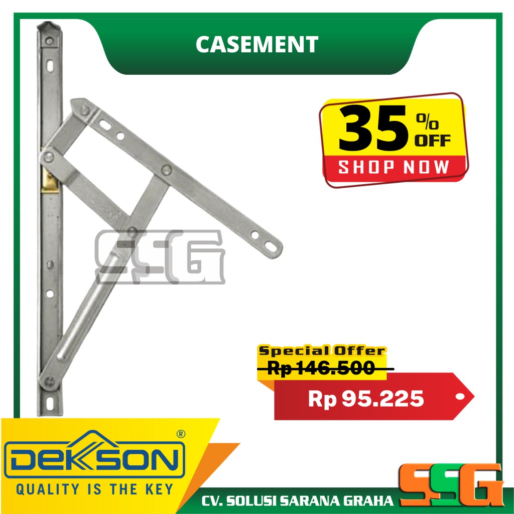 Jual Engsel Casement Dekson Dekkson Friction Stay 12 Inch SS Engsel Jendela | Shopee Indonesia