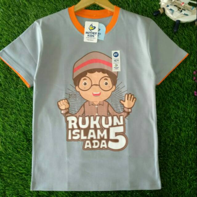Jual Kaos Anak (Rukun Islam) Indonesia|Shopee Indonesia