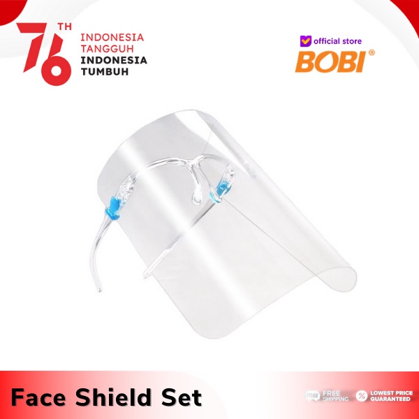 Jual Face Shield Kacamata - APD Medis Face Shield Safety Mika Bening ...