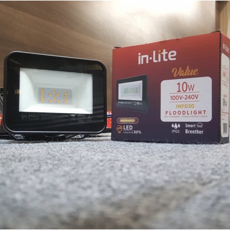 Jual lampu sorot led Inlite 10watt INF030 value INLITE IN LITE IN-LITE ...