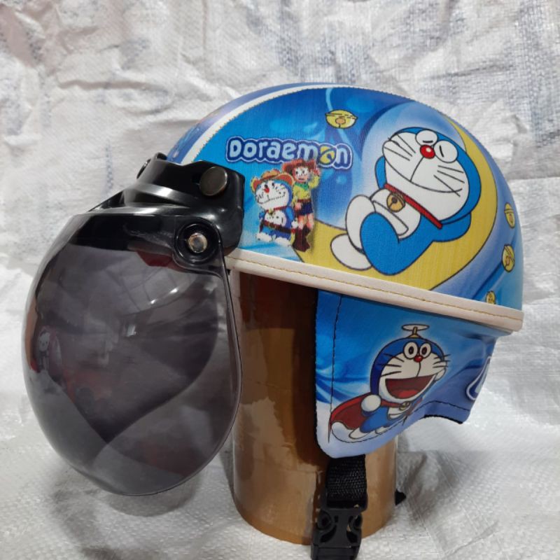 Jual Helm anak doraemon kaca full | Shopee Indonesia
