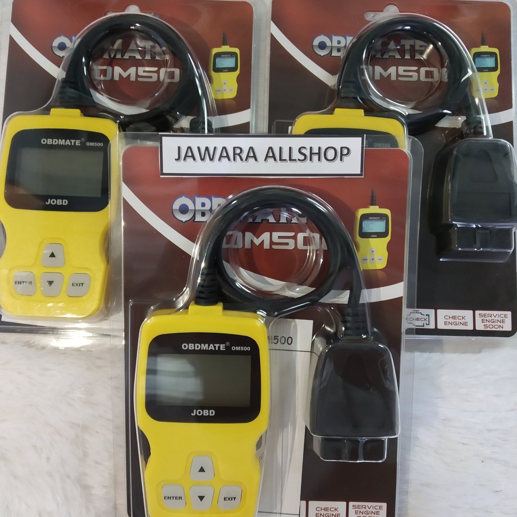 Jual Scanner Mobil Injeksi OBDMATE OBD2 OM500 Original | Shopee Indonesia