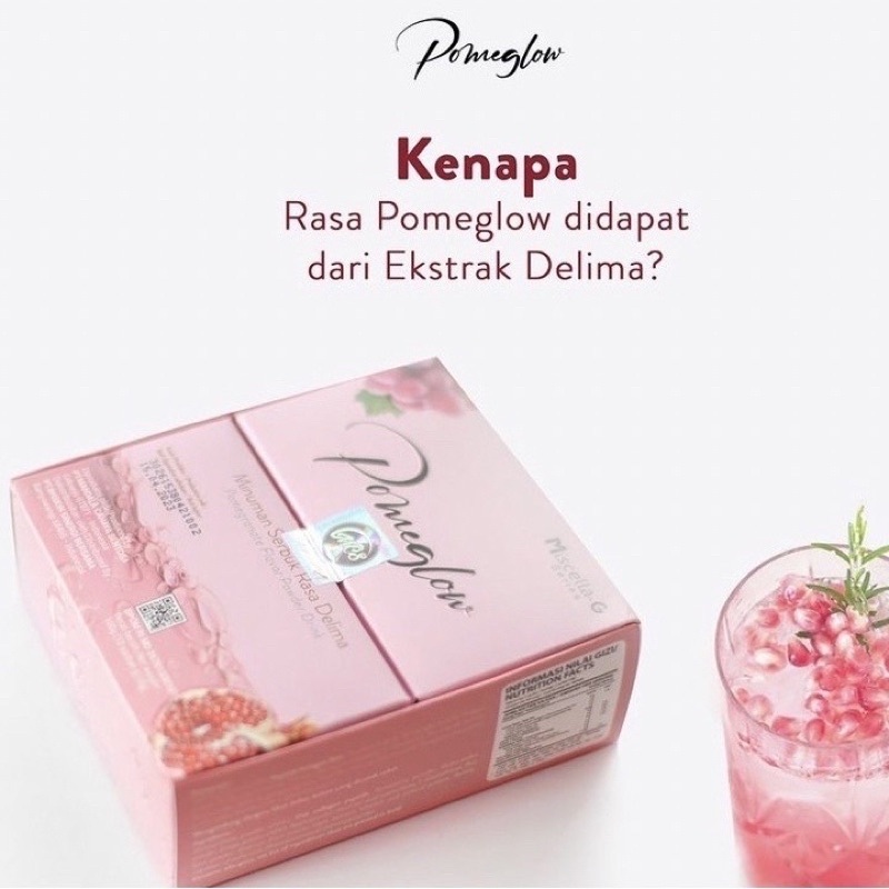 Jual Pomeglow Minuman collagen serbuk buah delima | Shopee Indonesia