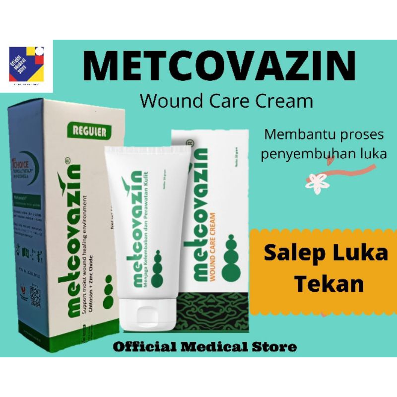 Jual Salep Luka Tekan (Decubitus) Metcovazin Reg 50 gr Indonesia|Shopee ...