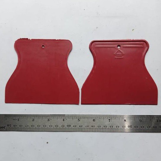 Jual SCRAPER / KEROKAN CAT DINDING LILIN / KAPE KAPI PVC MERAH 5 INCHI ...
